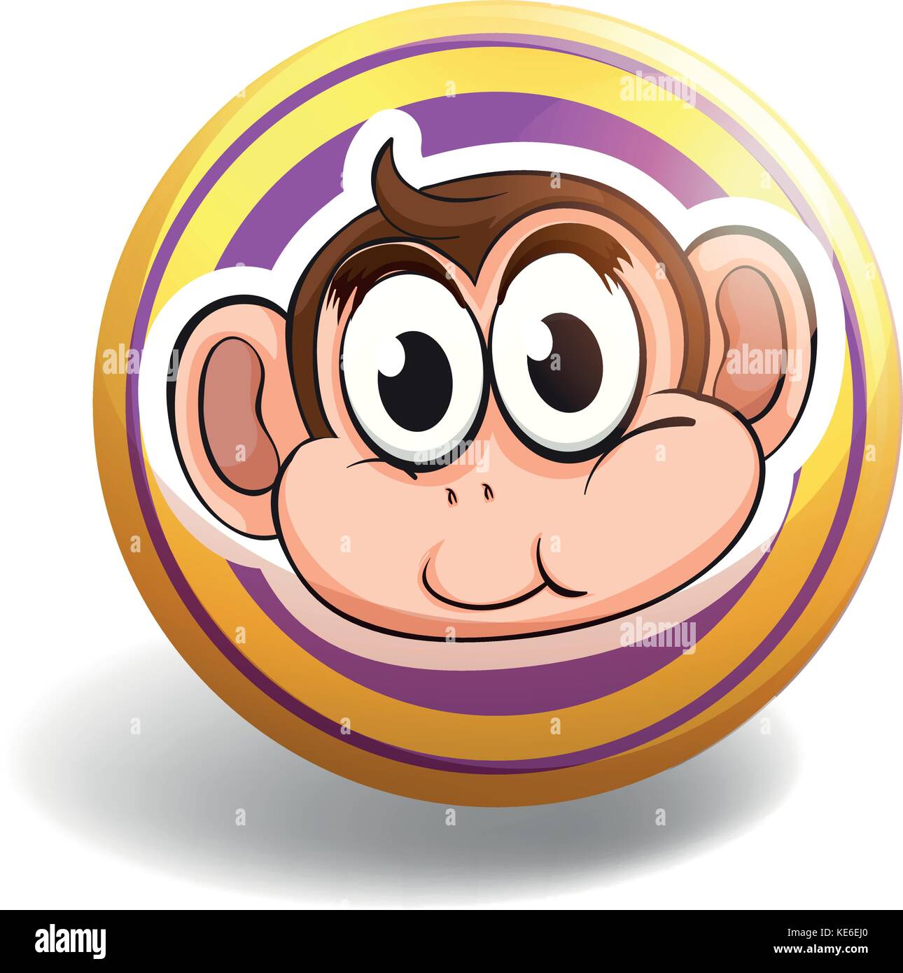 Ape badge Stock Vector Images - Alamy