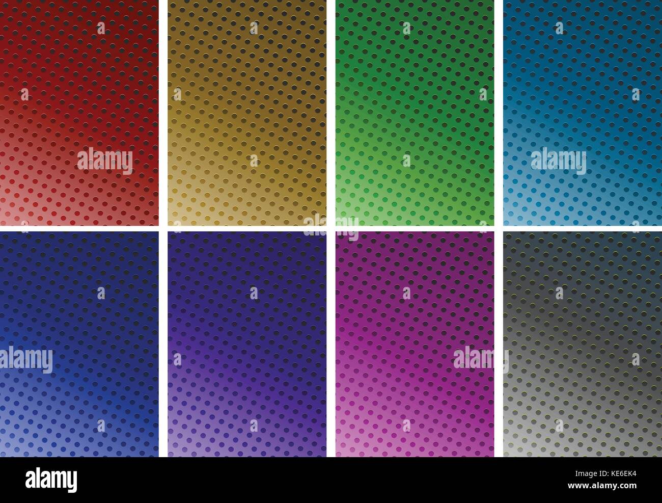 Background design with dots in six colors illustration Stock Vector ...