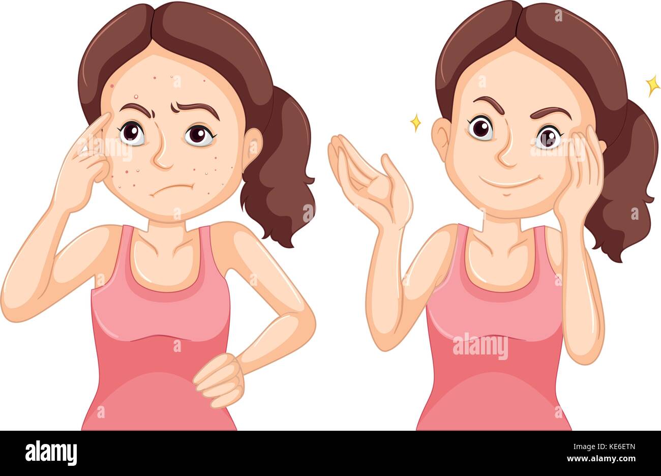 Hormones puberty Stock Vector Images - Alamy