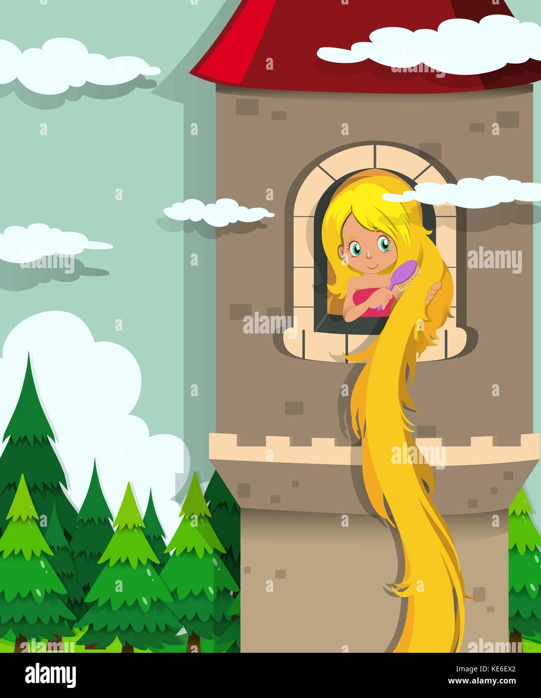 Princess towers Stock Vector Images - Alamy