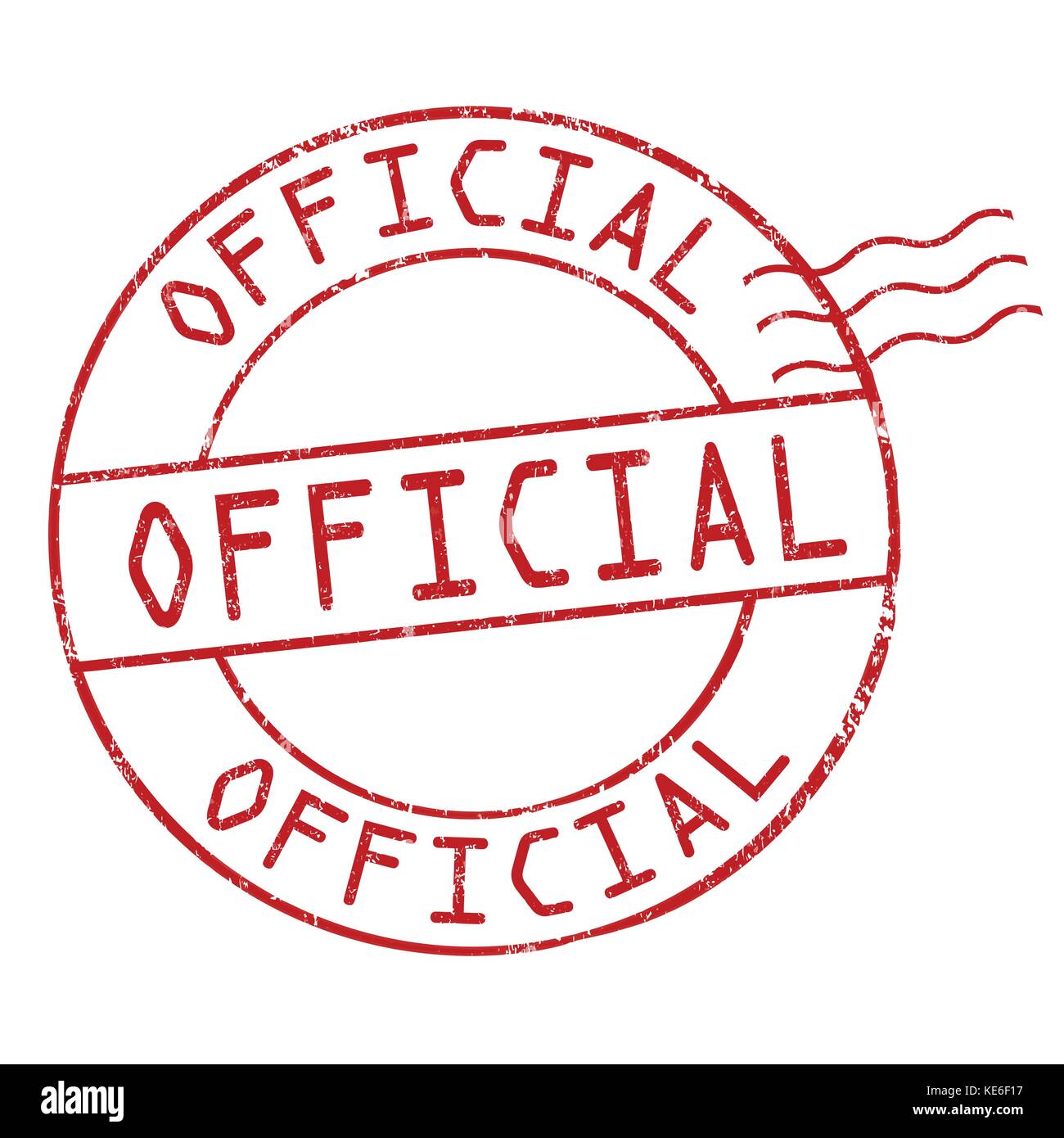 Official grunge rubber stamp on white background, vector illustration ...