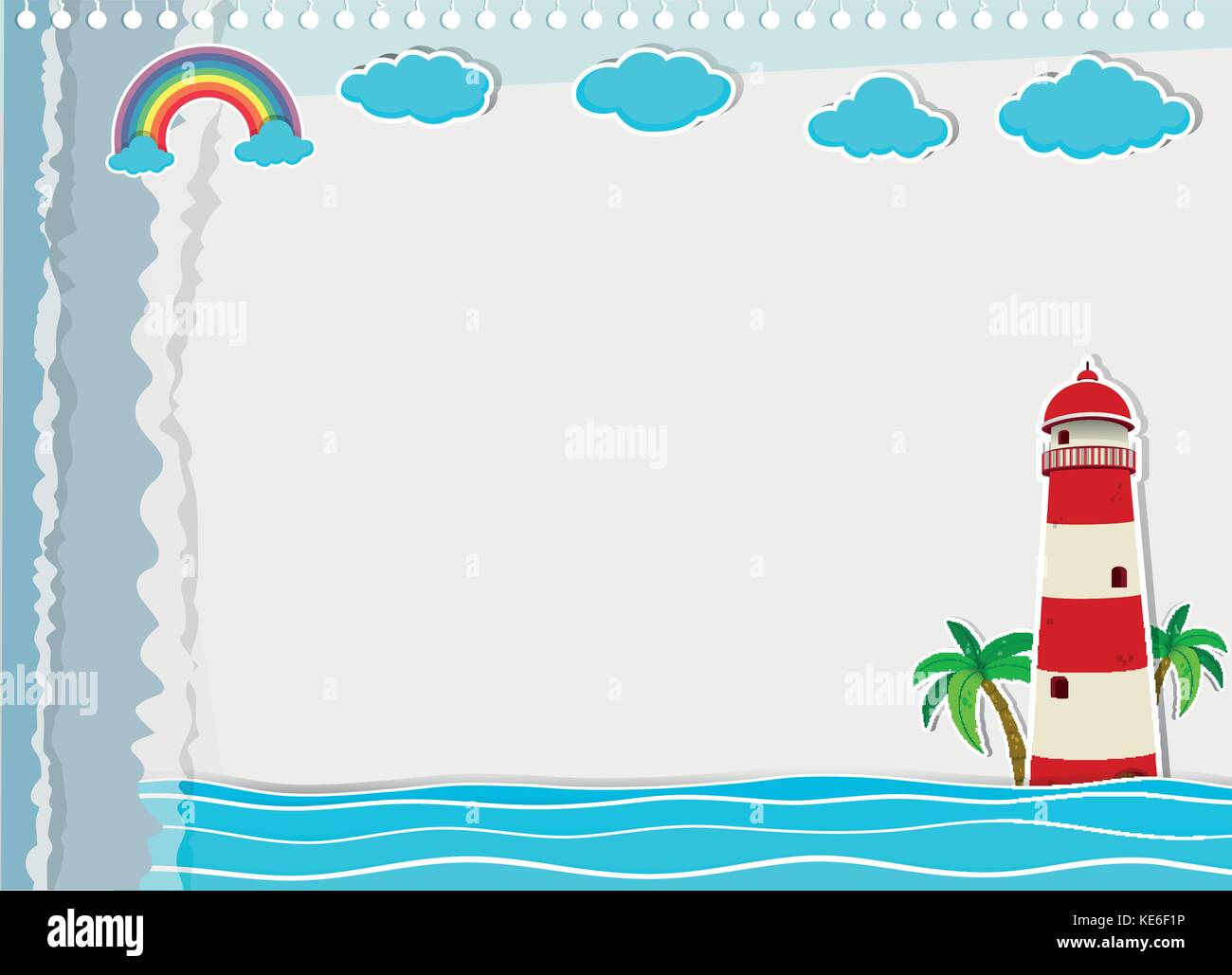Border lighthouse Stock Vector Images - Alamy