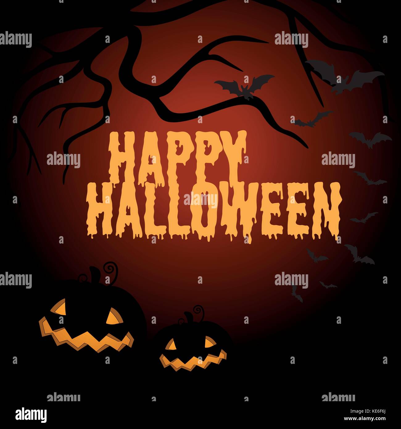 Halloween poster clipart festive Stock Vector Images - Alamy