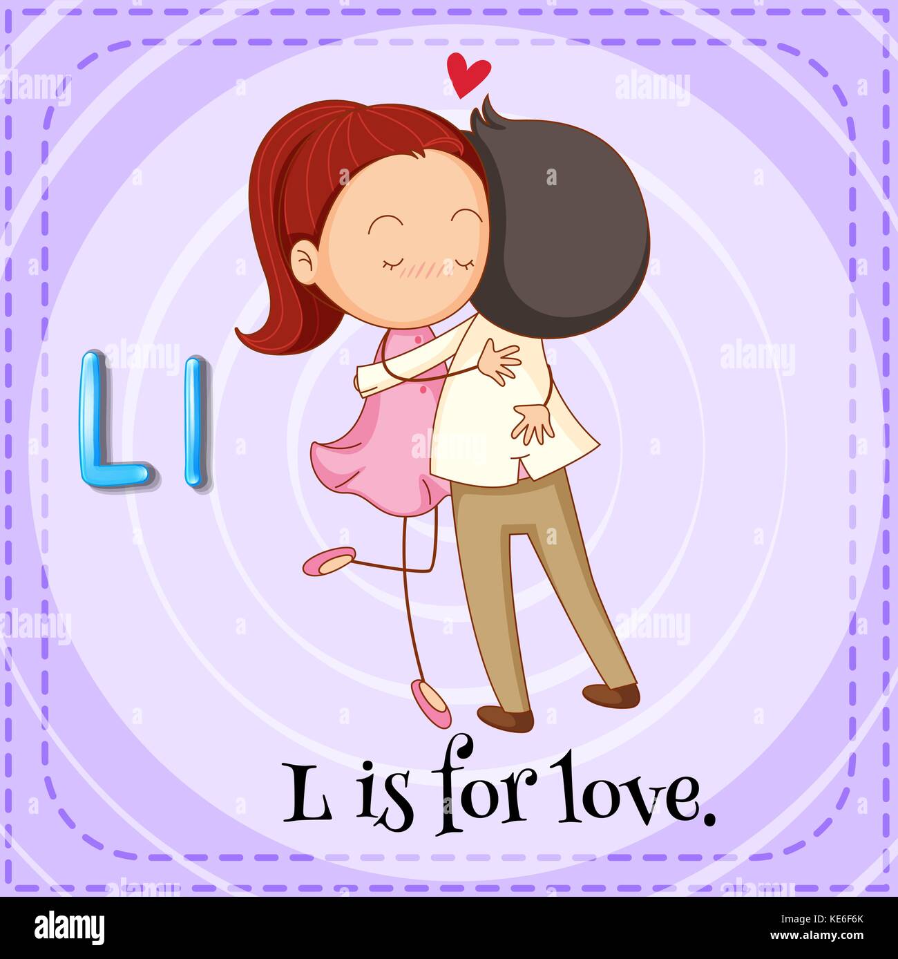 Woman and writing love letter Stock Vector Images - Alamy