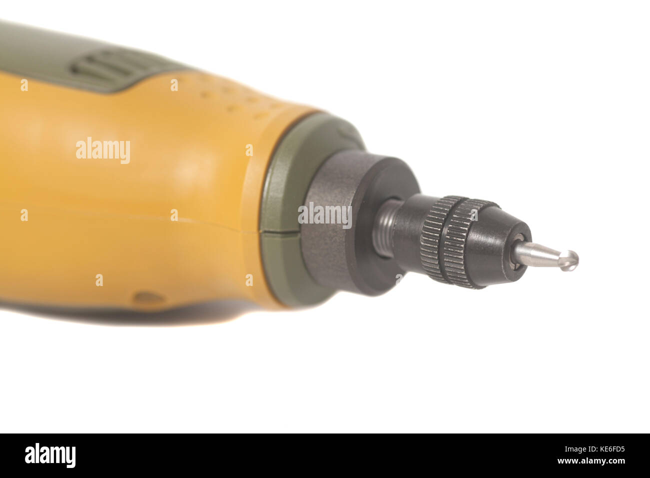 Drill rotary tool isolated on a white background Stock Photo - Alamy
