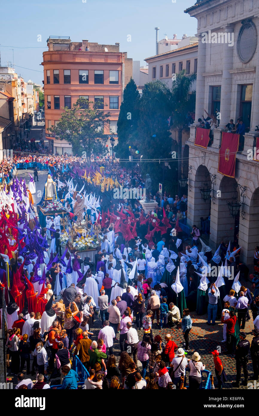 Procession of the penitents hi-res stock photography and images - Alamy