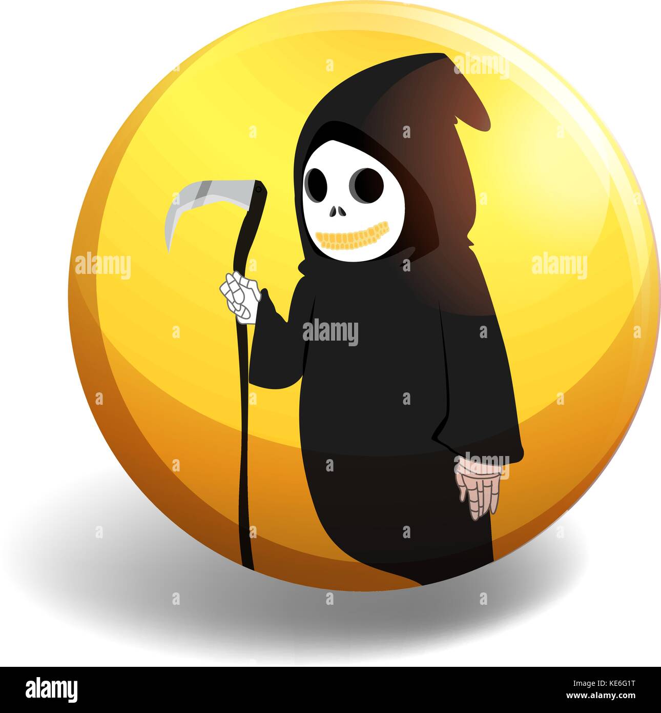 Yellow devil Stock Vector Images - Alamy