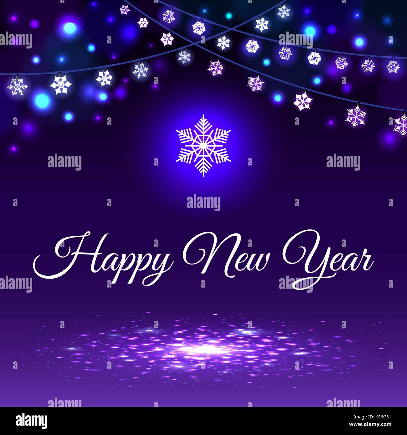 Christmas winter background snowfall Stock Vector Images - Alamy