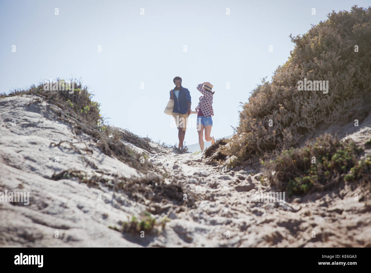 Walking path on sunny hi-res stock photography and images - Alamy