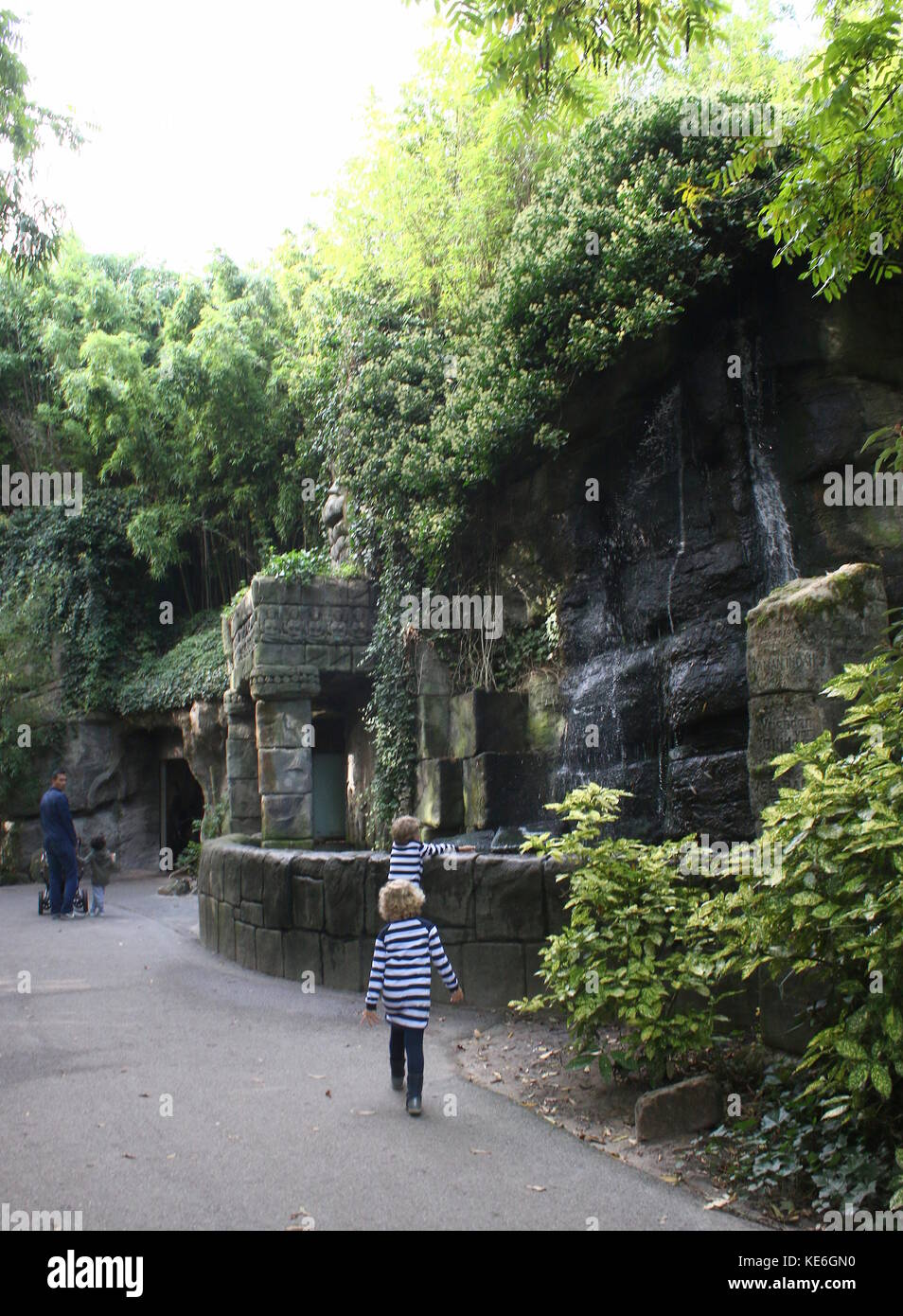 People Walking At The Zoo
