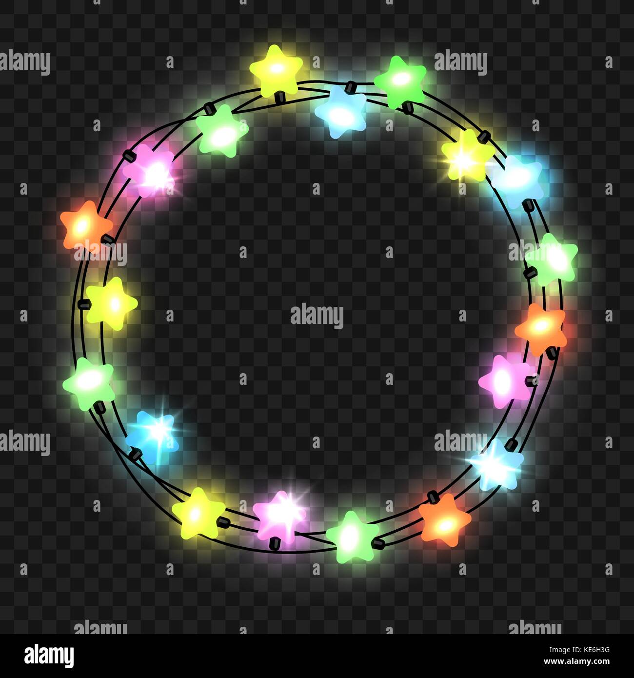 Festive christmas decoration on green Stock Vector Images - Alamy