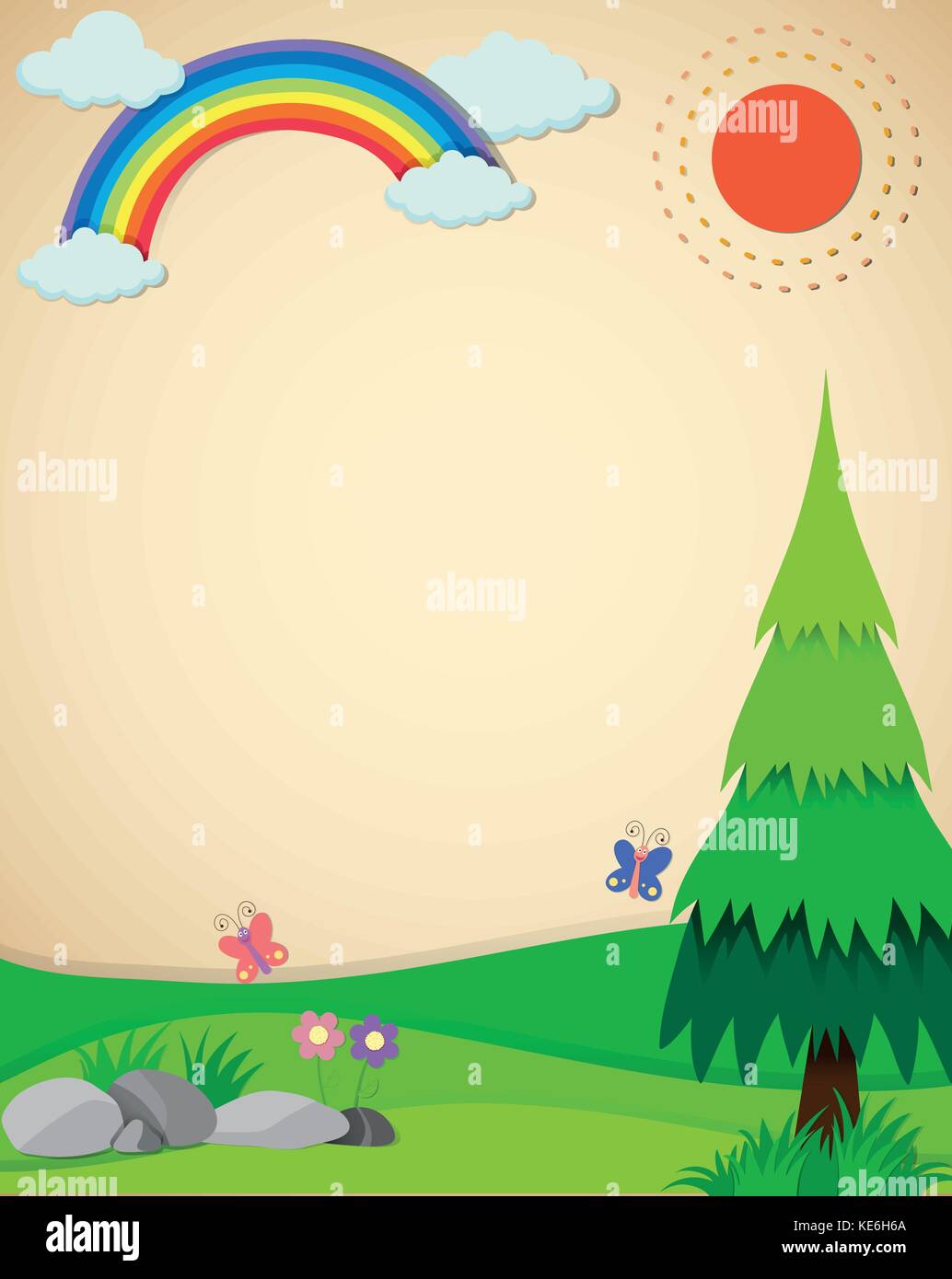 Rainbow scene hi-res stock photography and images - Alamy