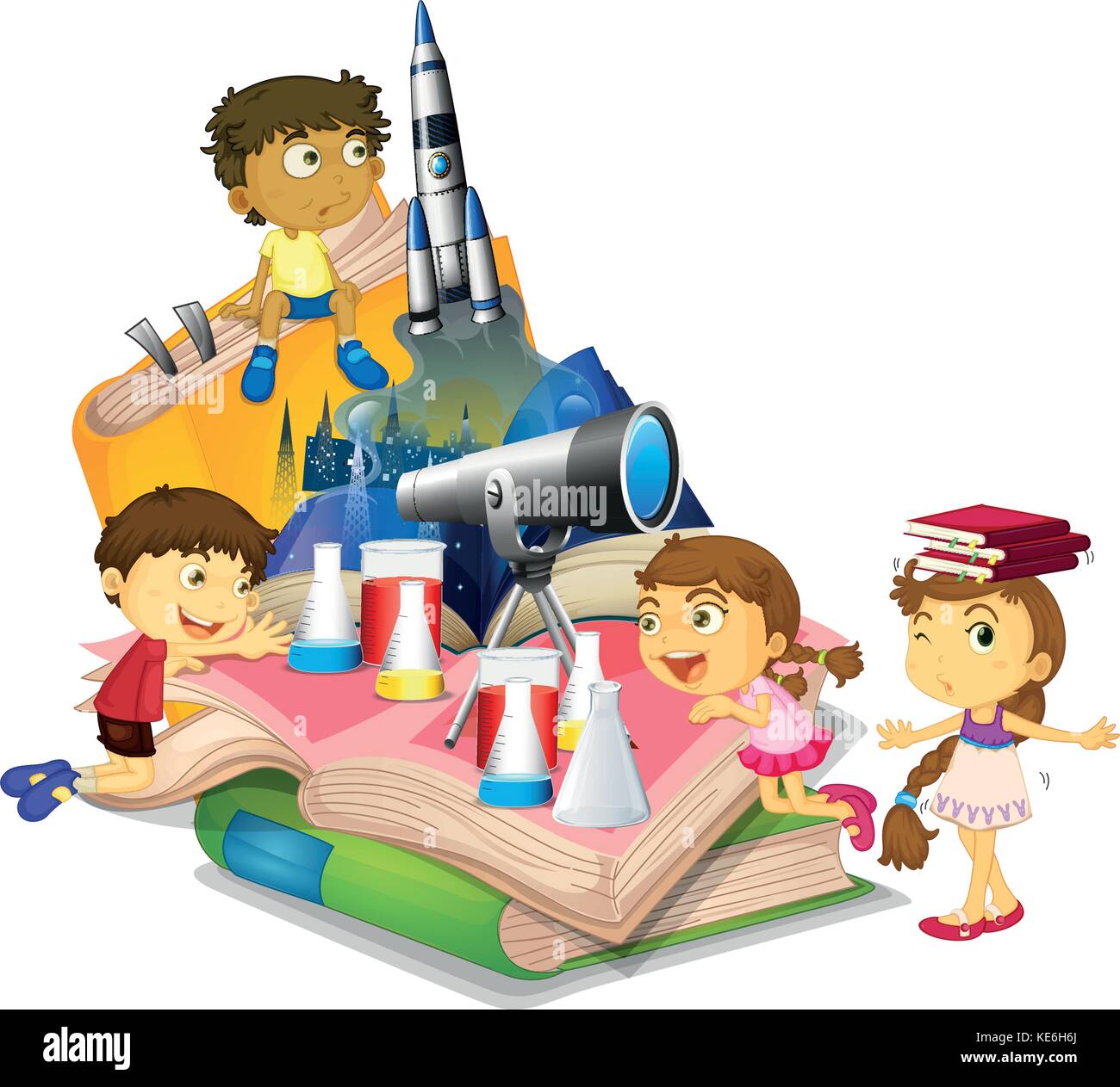 Science Book Clipart