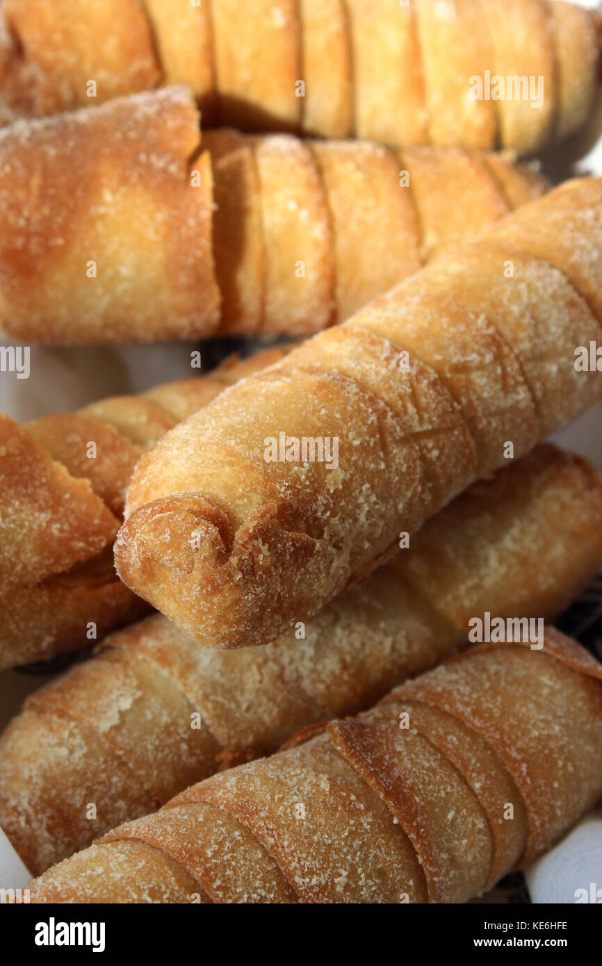 Venezuelan tequeños typical food, fried breaded cheese stick Stock ...