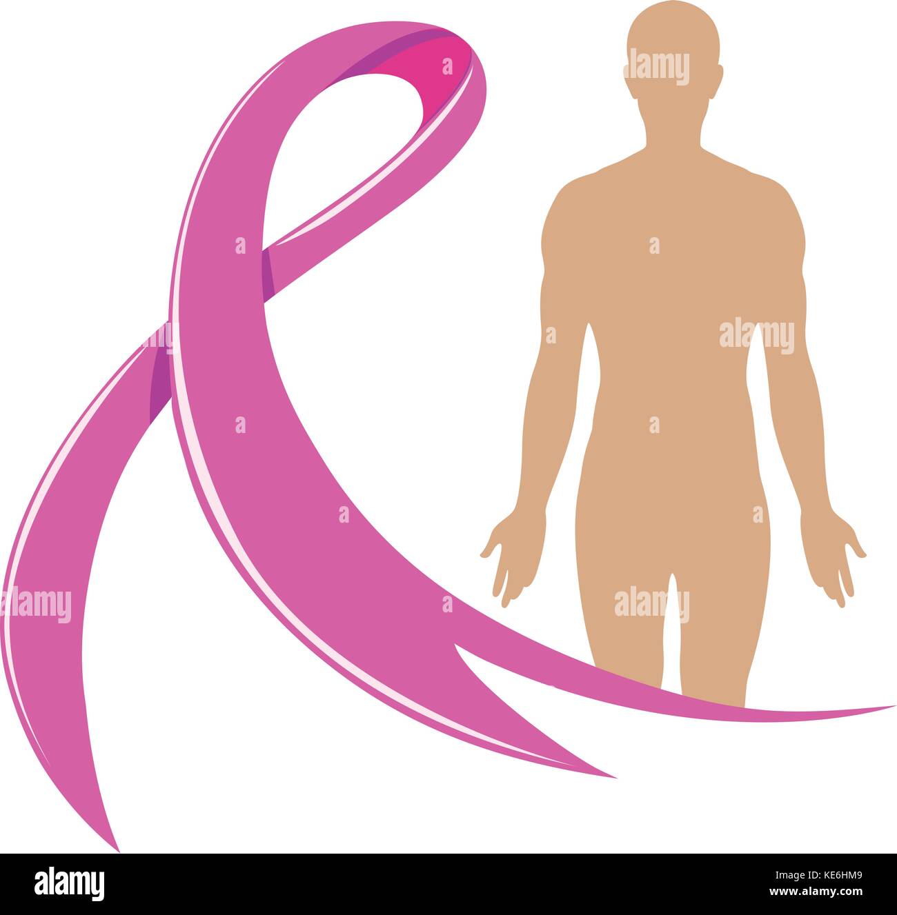 Human ribbon pink hi-res stock photography and images - Alamy