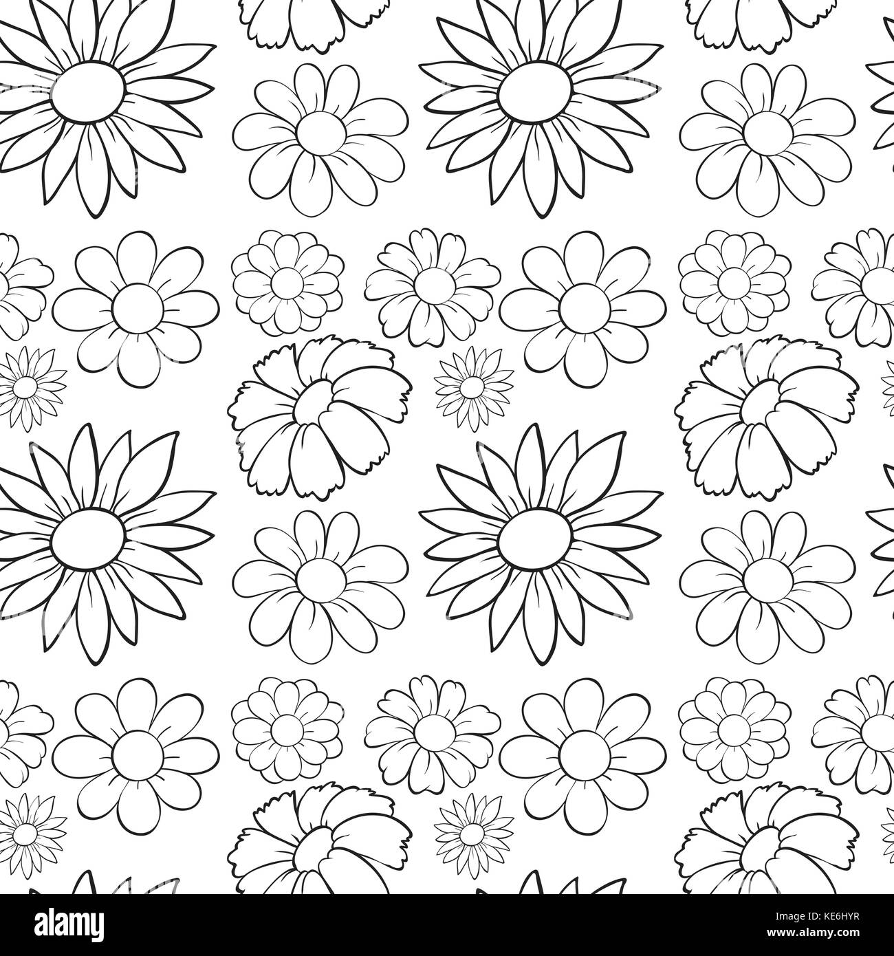 Gardening theme illustration Black and White Stock Photos & Images - Alamy