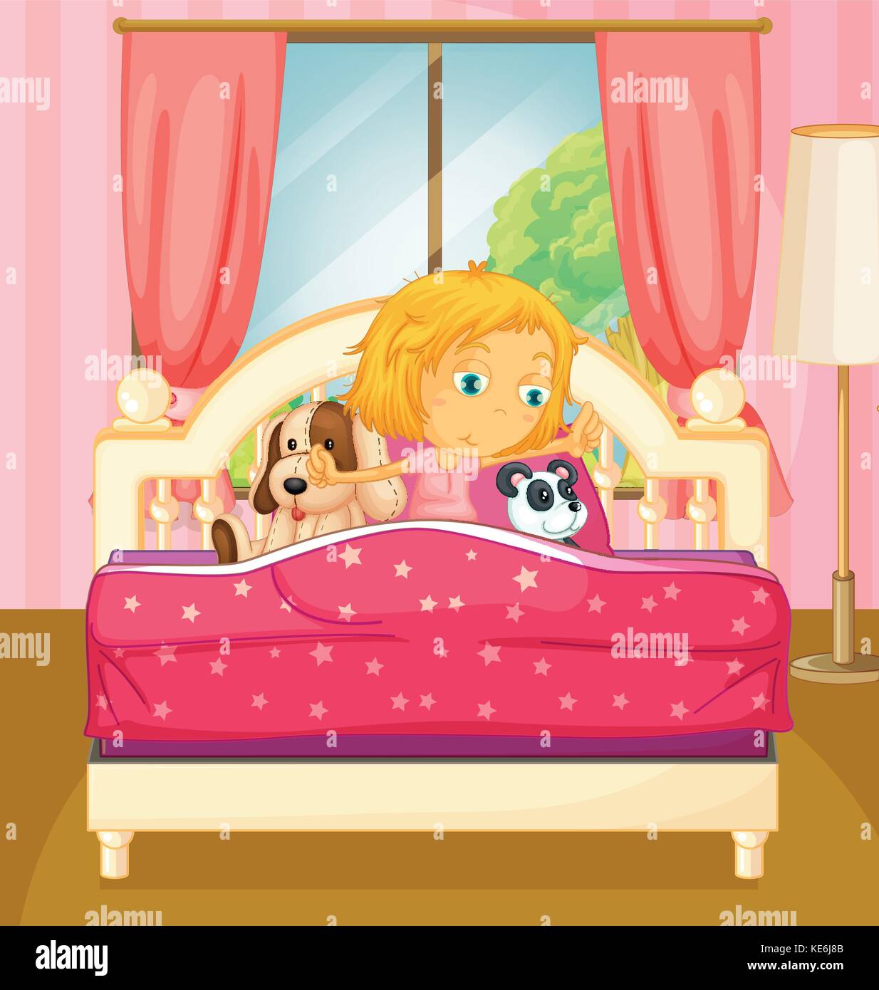 Clipart Getting Out Of Bed