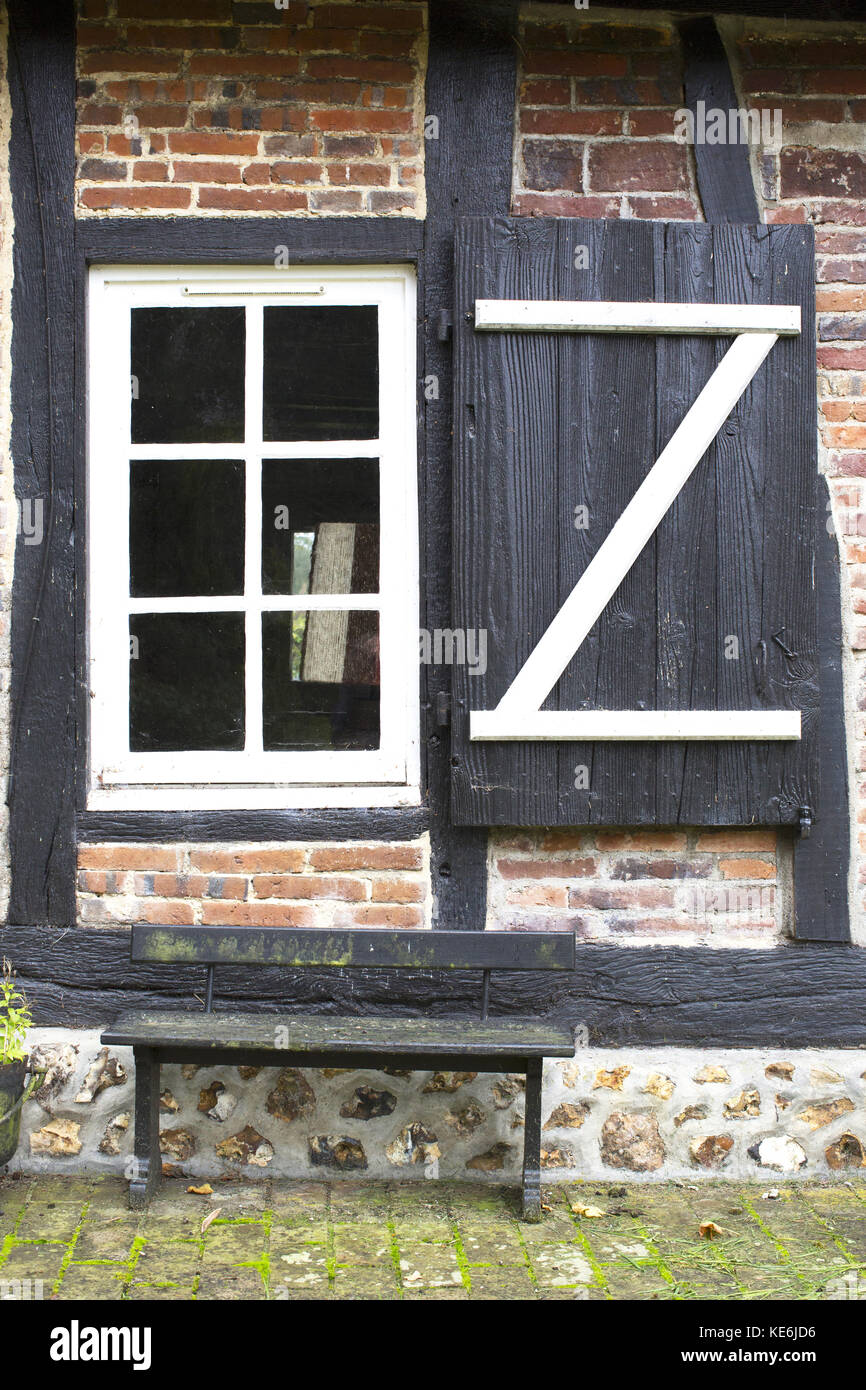 Detail of Medieval Farmhouse in Normandy, France Stock Photo - Alamy
