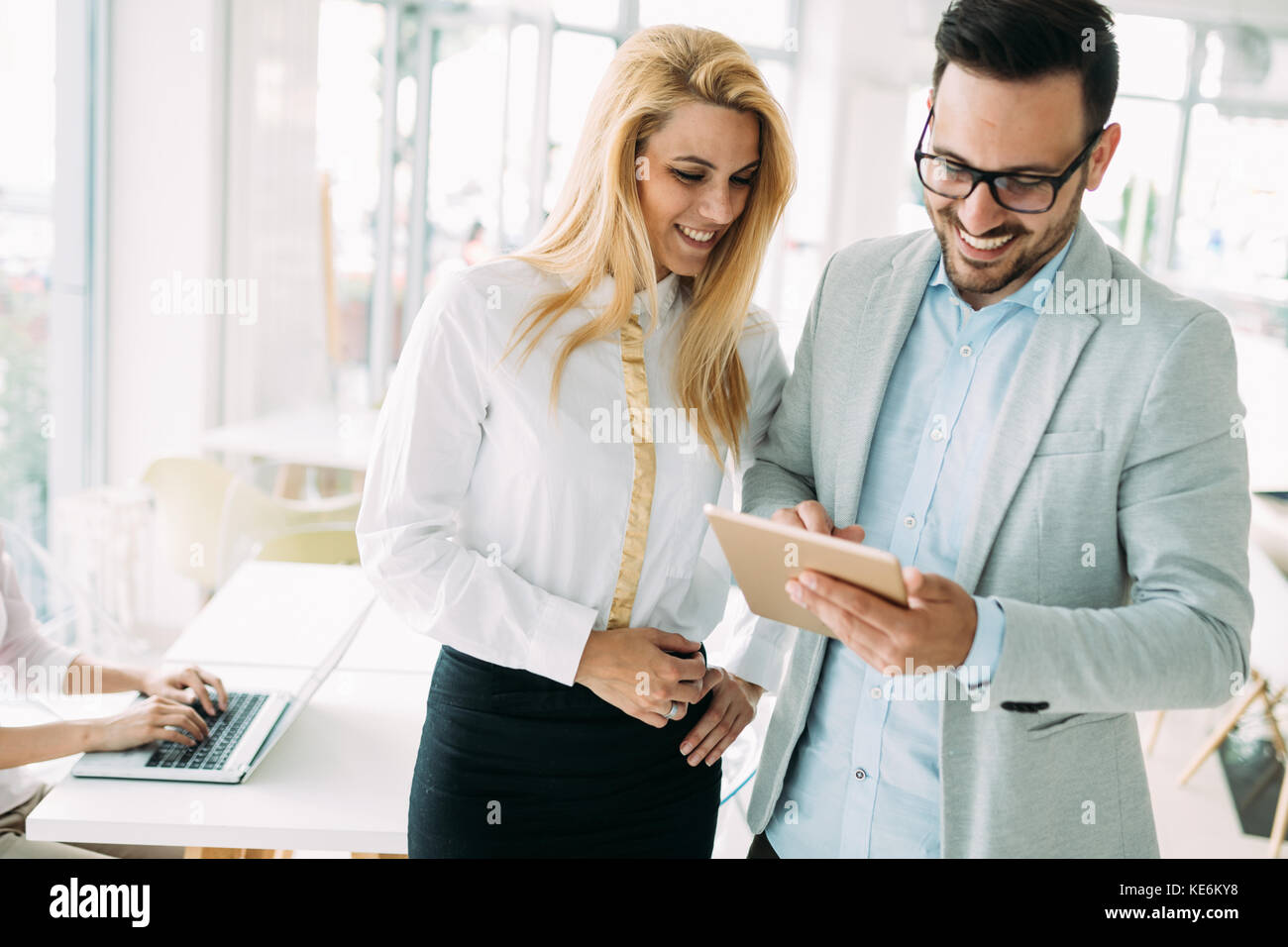 Two confident successful businessman hi-res stock photography and ...