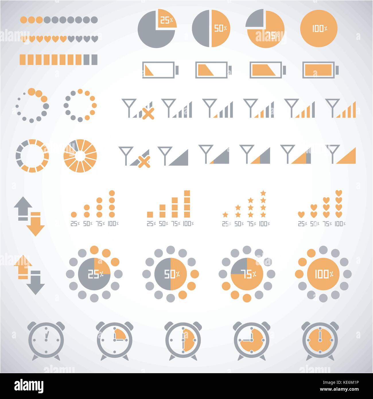 Vector collection of indicators. Vector eps 8 Stock Vector Image & Art ...