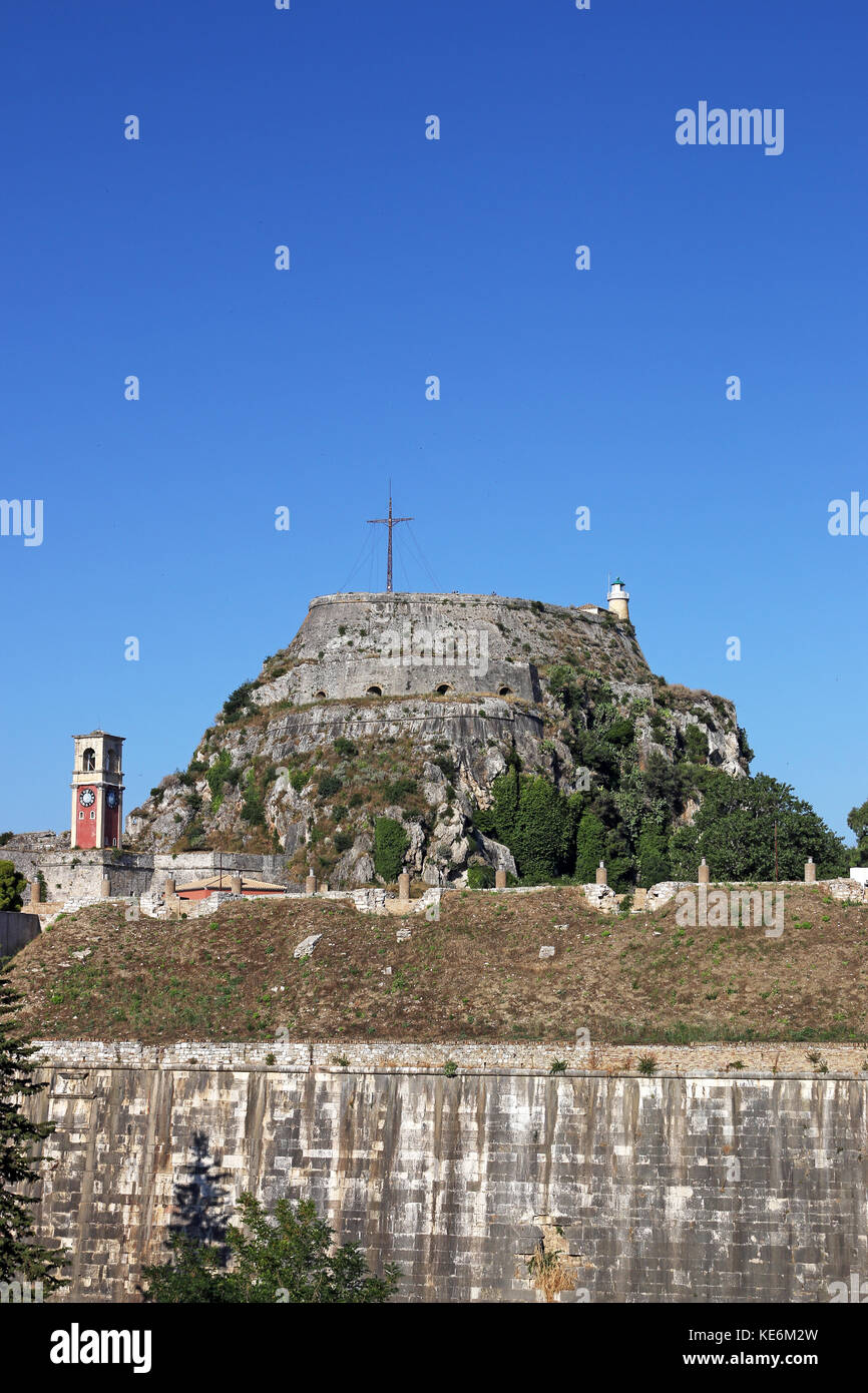 old fortress Corfu island Greece Stock Photo - Alamy