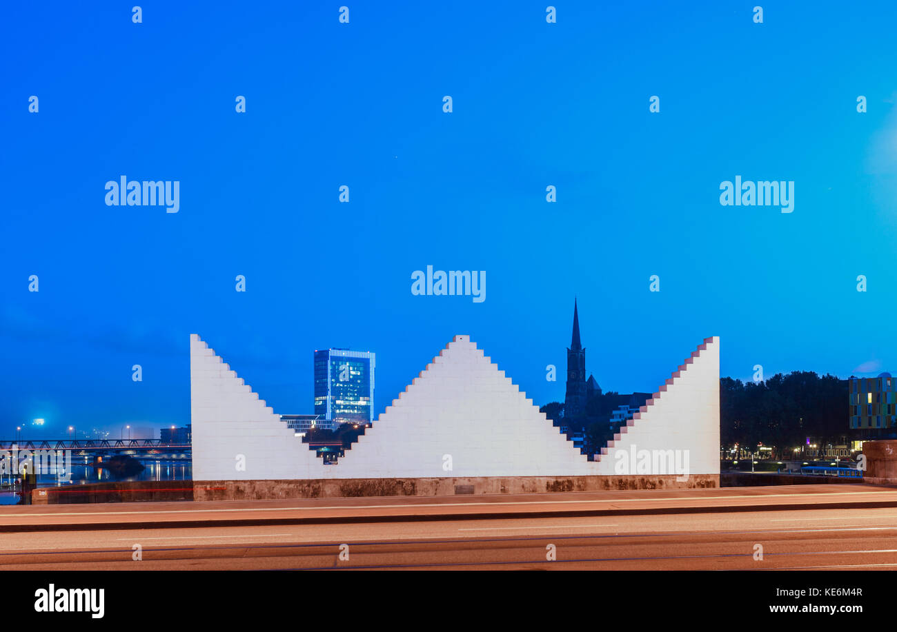 Bridge over the weser river hi-res stock photography and images - Alamy