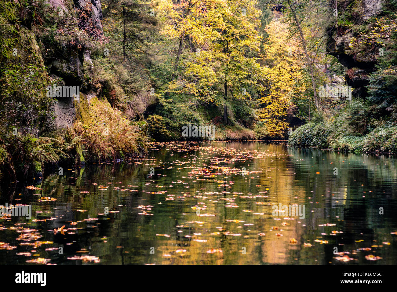 The Kamnitz Gorge, (German: Kamnitzklamm or German: Edmundsklamm) is a ...