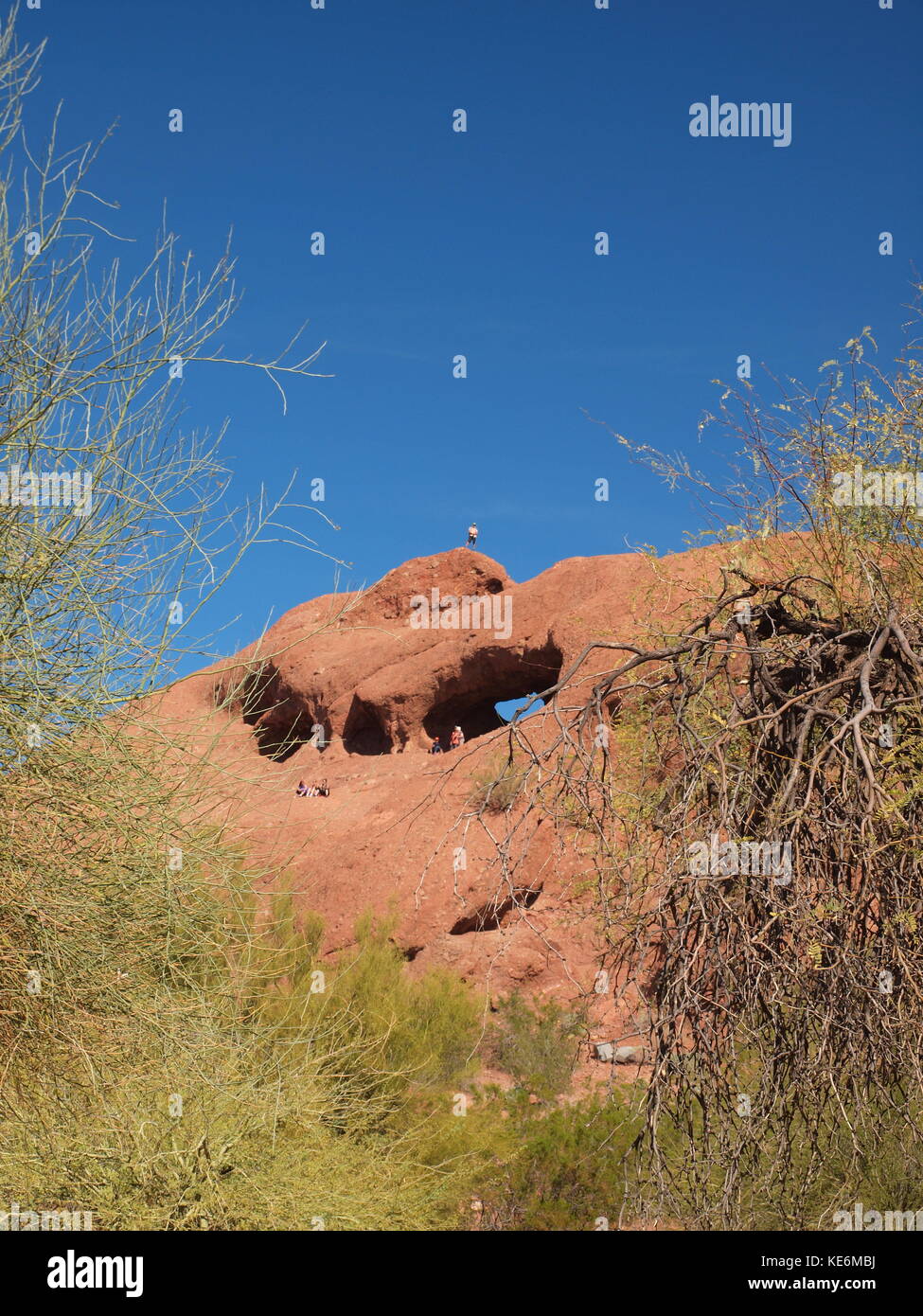 Typical sandstone rock formations typical to the American Southwest ...