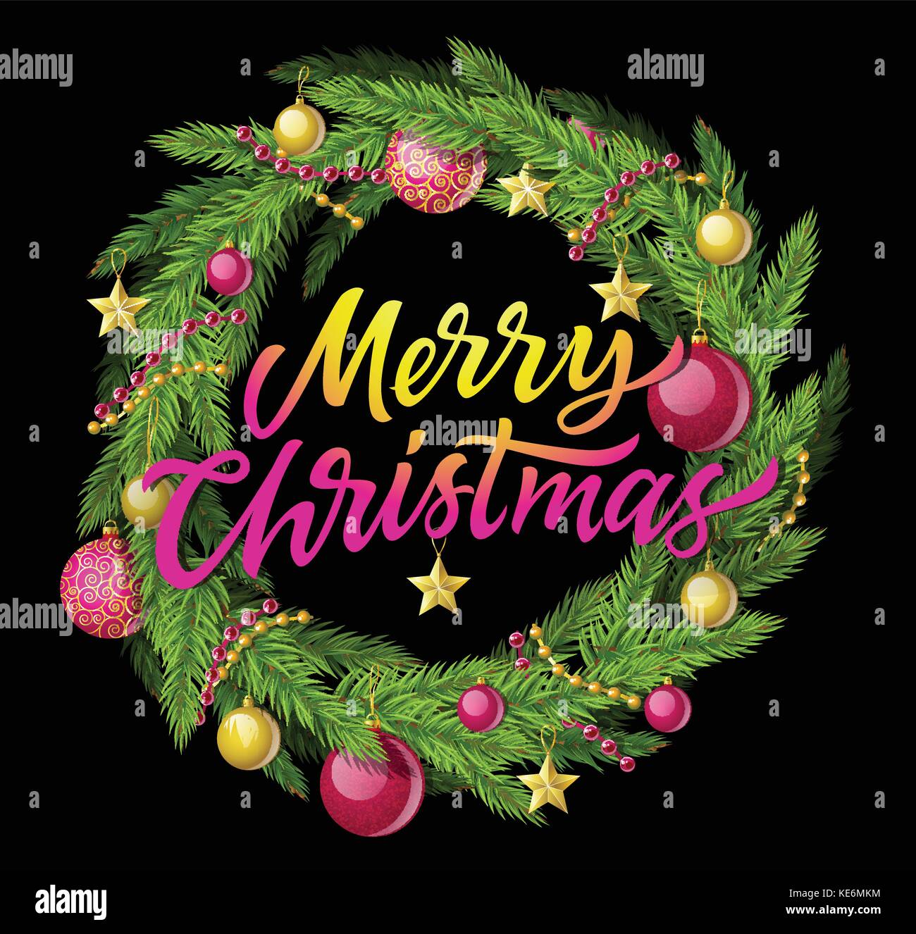 Modern wreath hi-res stock photography and images - Alamy