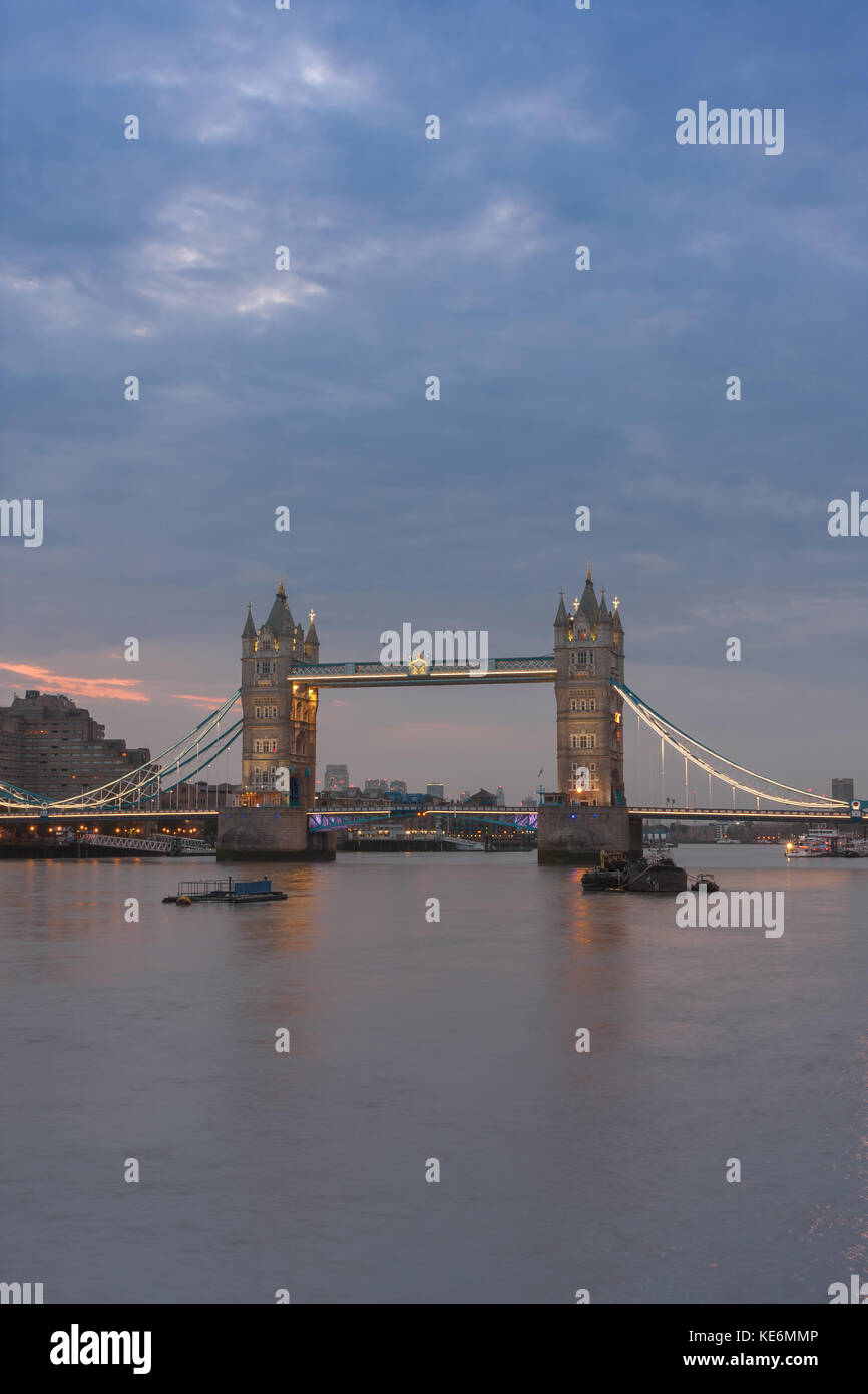 Tower Bridge in the morning, London, England Stock Photo - Alamy