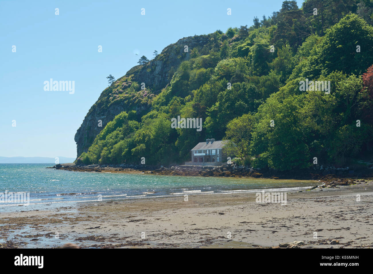 Llanbedrog Beach - Llyn Peninsula, Wales, UK Stock Photo - Alamy