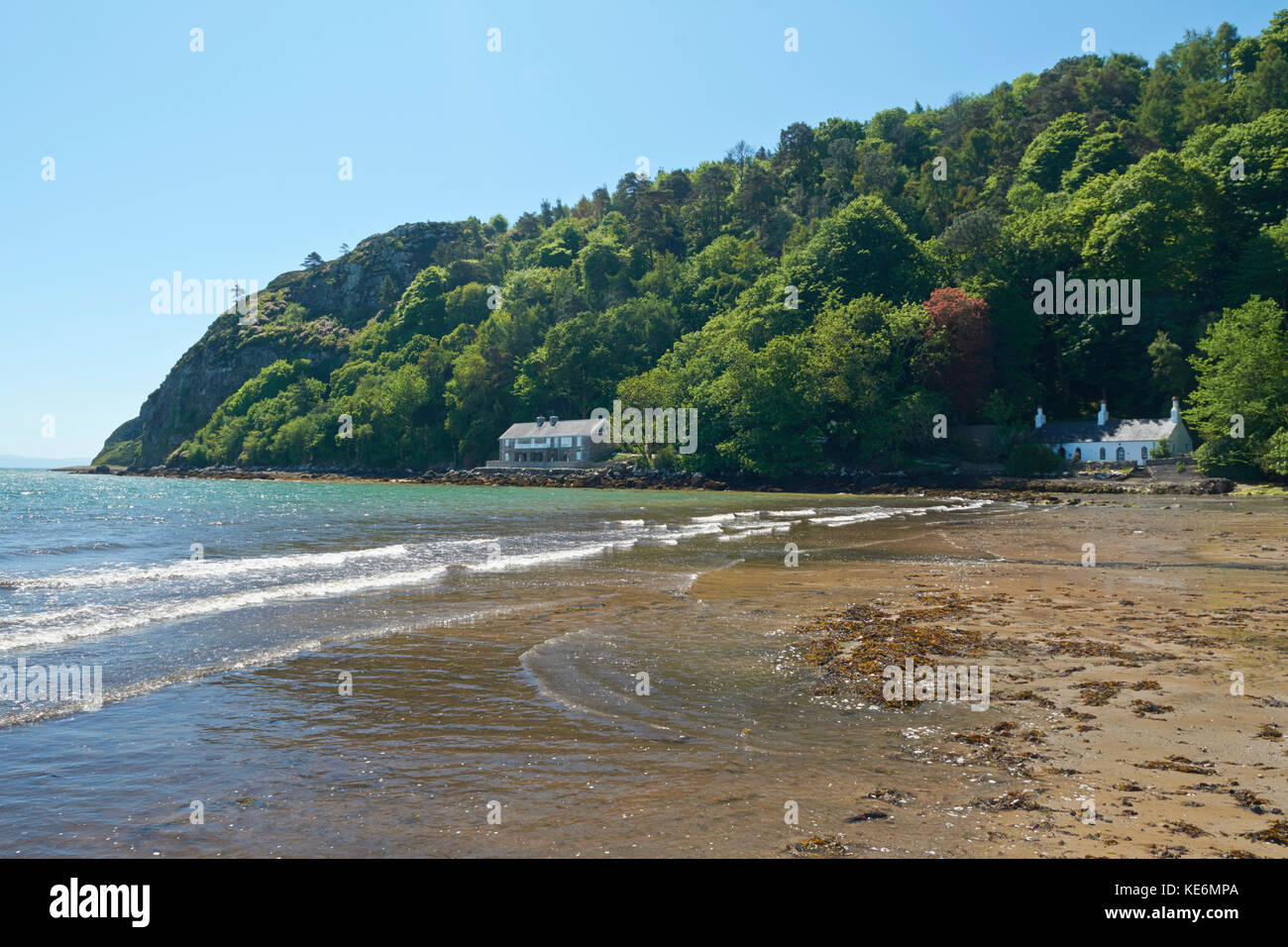 Llanbedrog Beach - Llyn Peninsula, Wales, UK Stock Photo - Alamy
