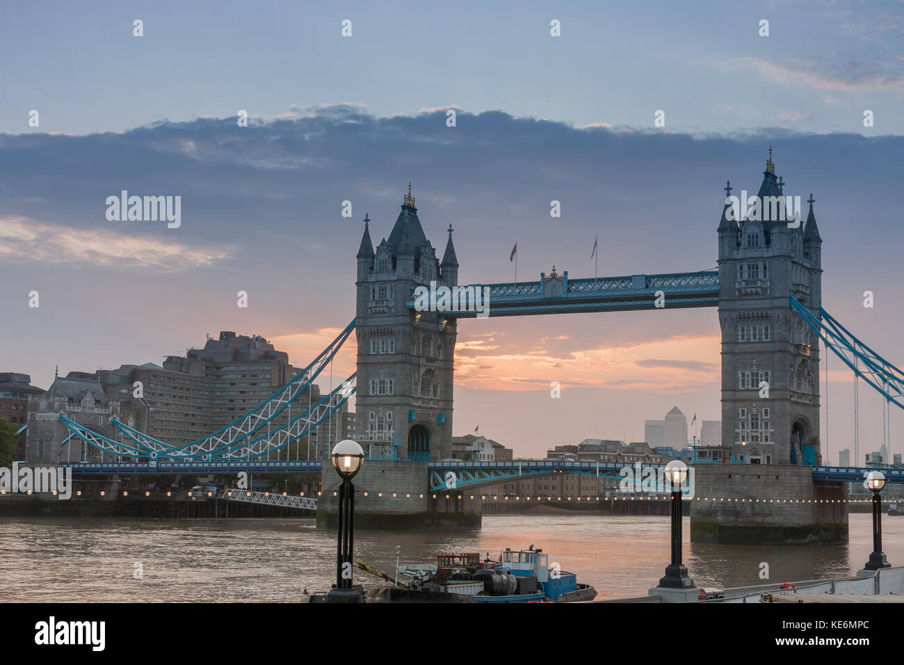 Tower Bridge in the morning, London, England Stock Photo - Alamy
