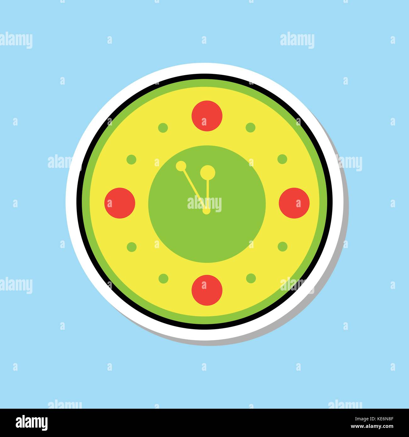 Midnight congratulations Stock Vector Images - Alamy