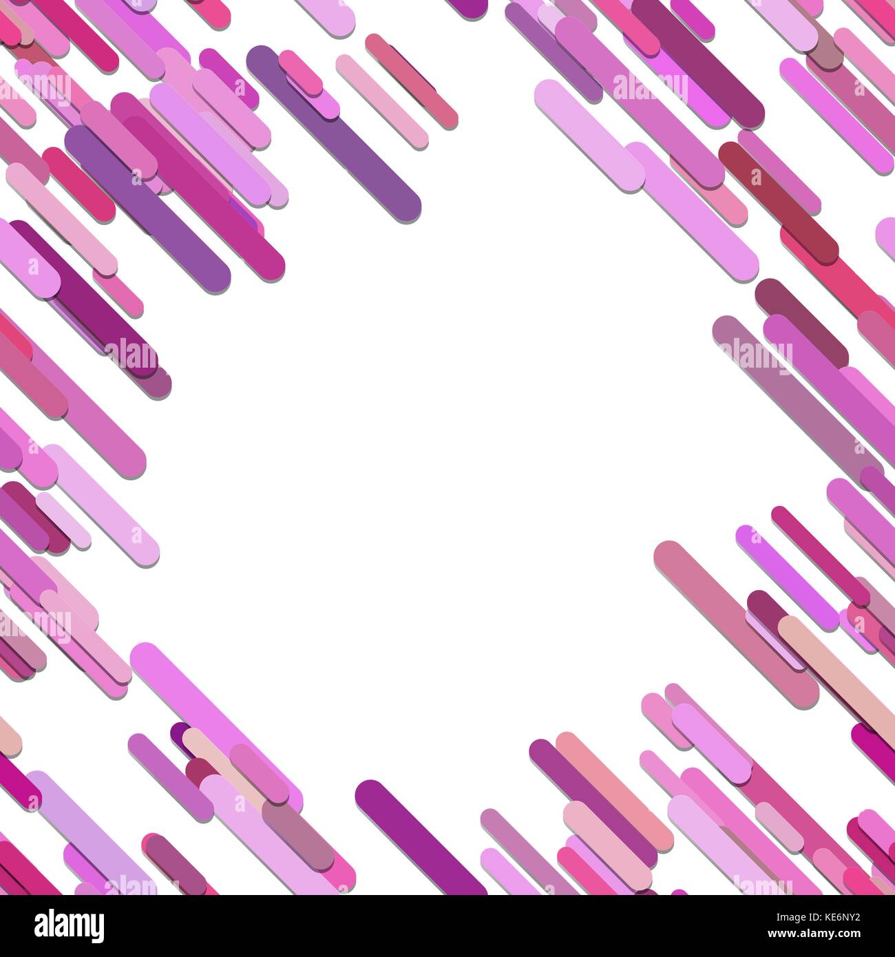 Colored chaotic rounded diagonal stripe pattern background - vector ...