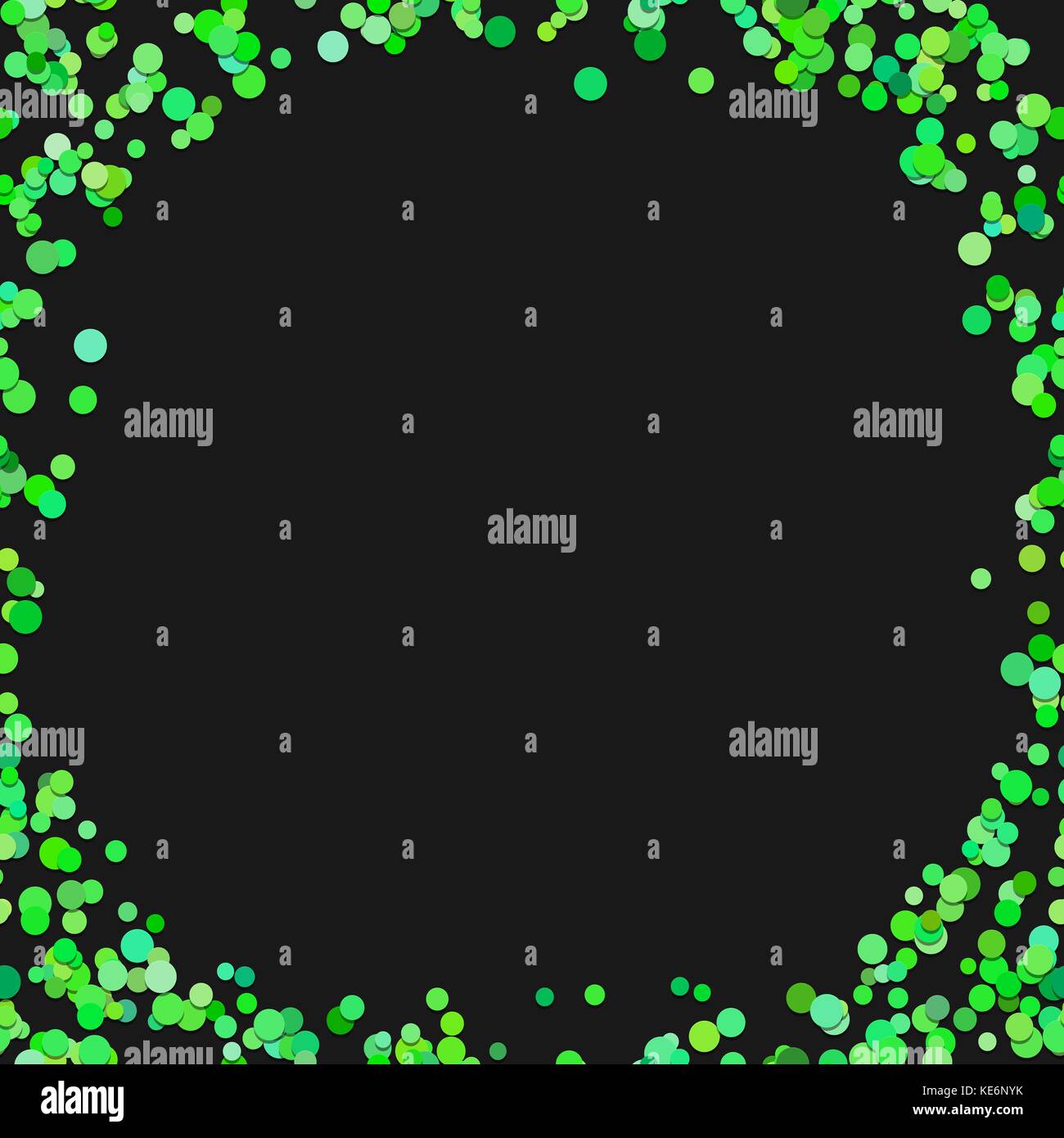 Colored random dot background - vector illustration from green dots ...