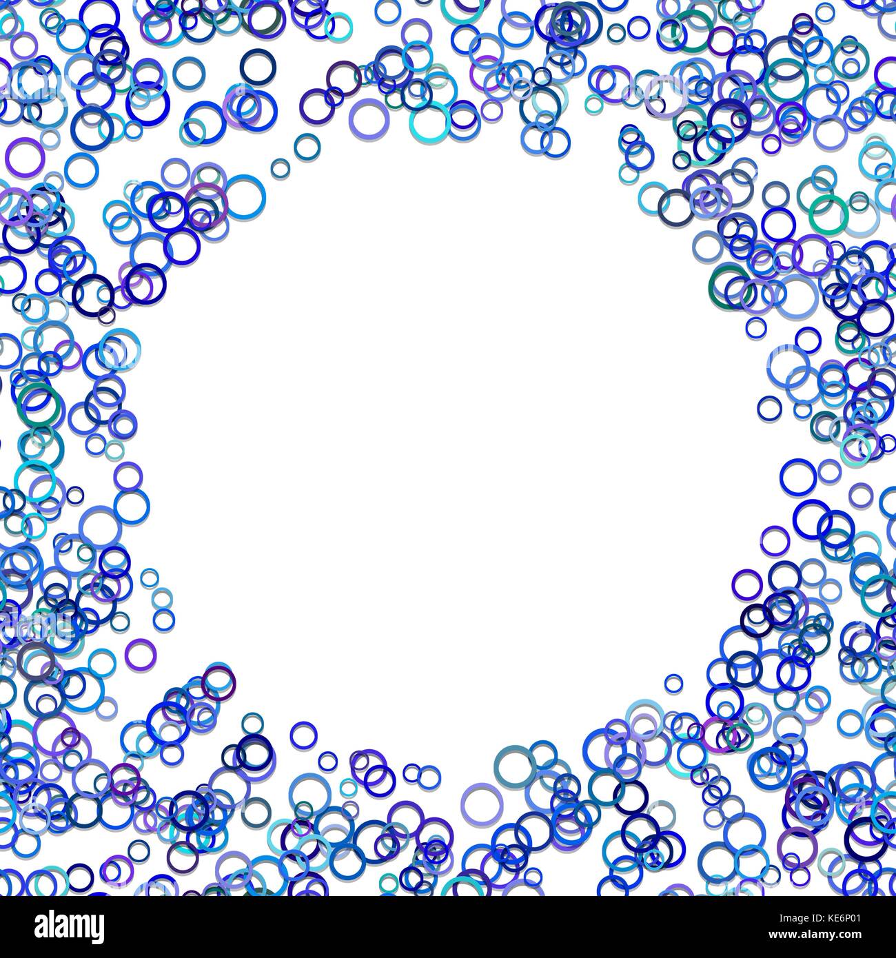 White rings blue circles Stock Vector Images - Alamy