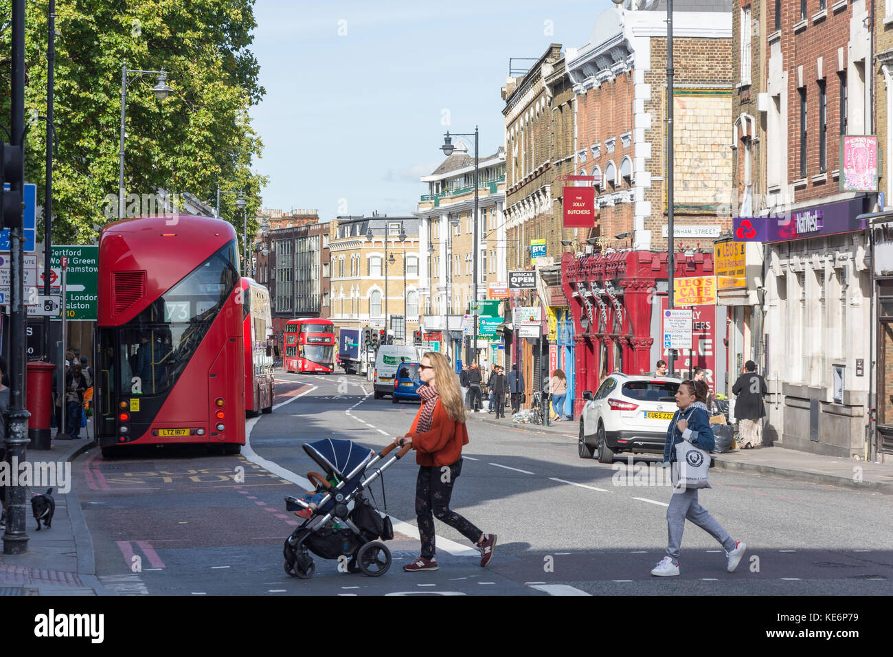 Stoke Newington High Street, Stoke Newington, London Borough of Hackney ...
