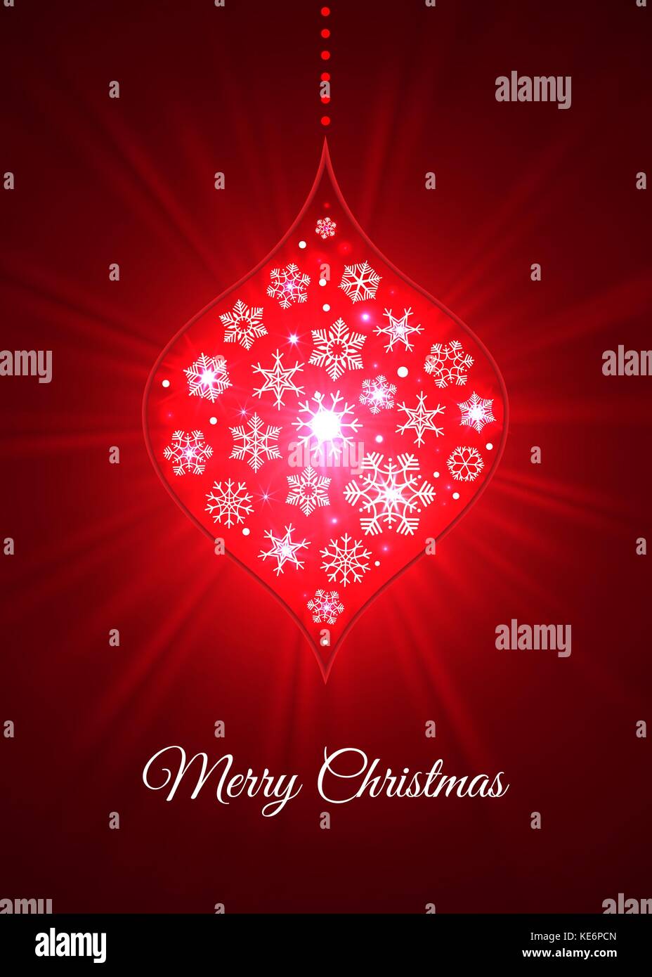Merry christmas ornament Stock Vector Images - Alamy