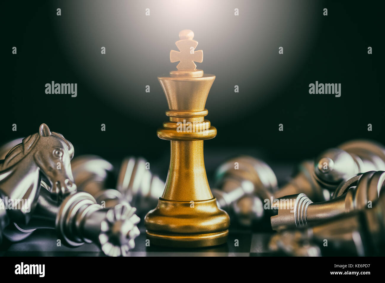 Strategy chess battle Intelligence challenge game on chessboard ...