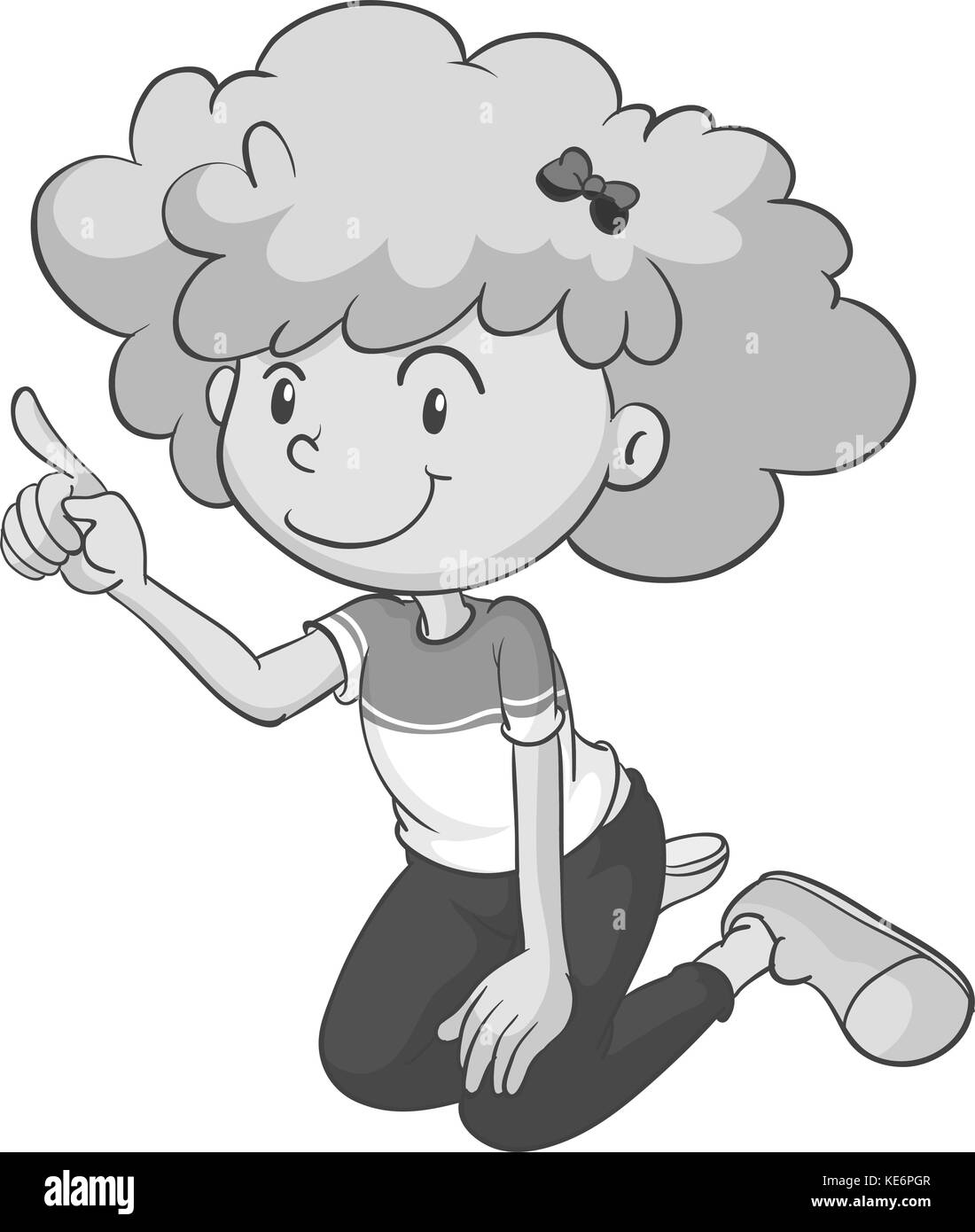 Kid pointing Black and White Stock Photos & Images - Alamy