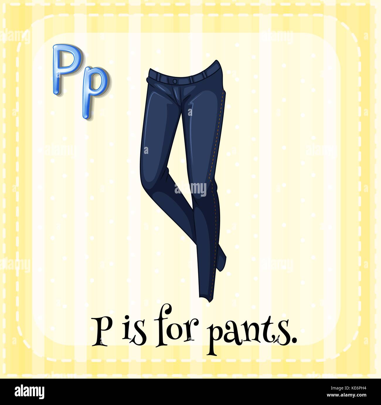 Alphabet P is for pants Stock Vector Image & Art - Alamy
