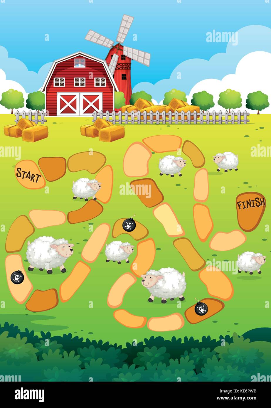 Bomb farm Stock Vector Images - Alamy