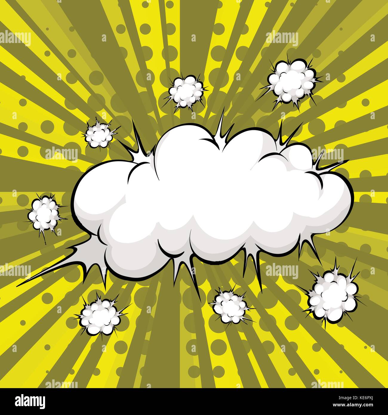 Cloud explosion with modern background Stock Vector Image & Art - Alamy