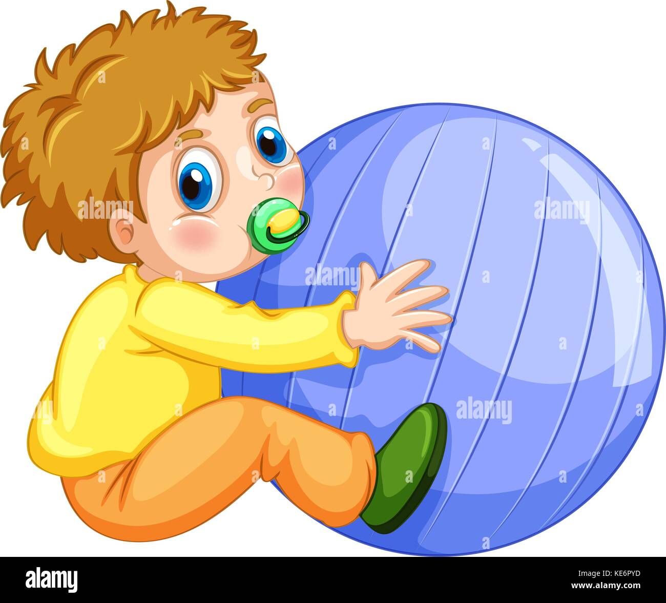 Toddler playing white background Stock Vector Images - Alamy