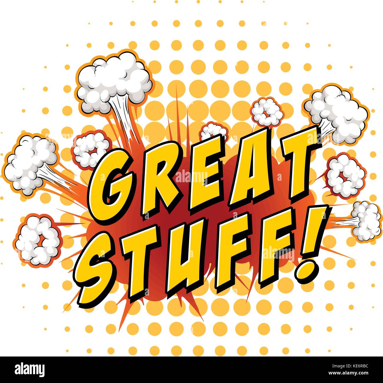 Word great stuff with explosion background Stock Vector Image & Art - Alamy