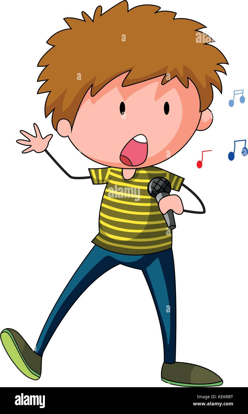 Male Singer Clipart