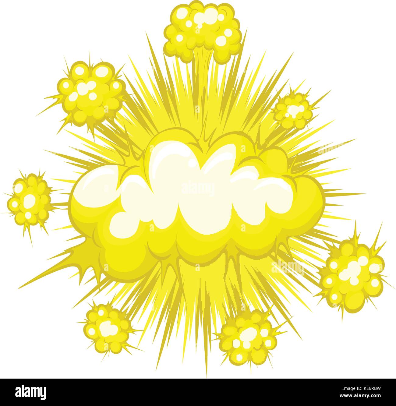 Cloud explosion with wiritng space Stock Vector Image & Art - Alamy