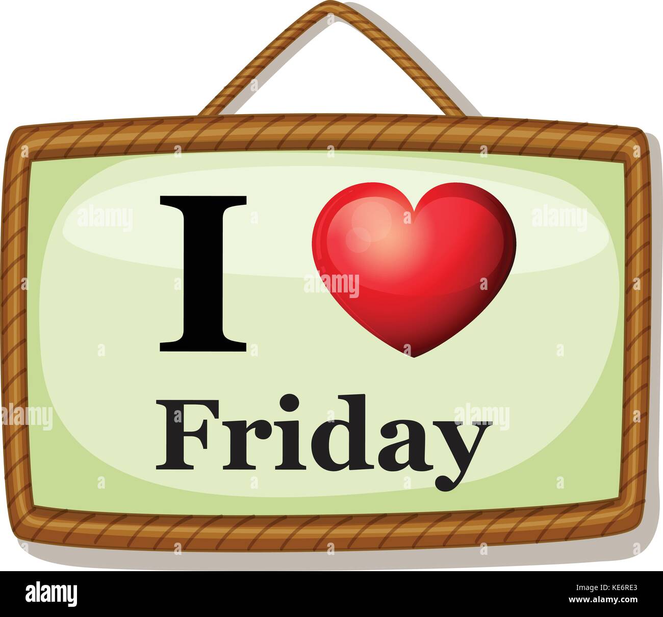 Heart wall hanging Stock Vector Images - Alamy