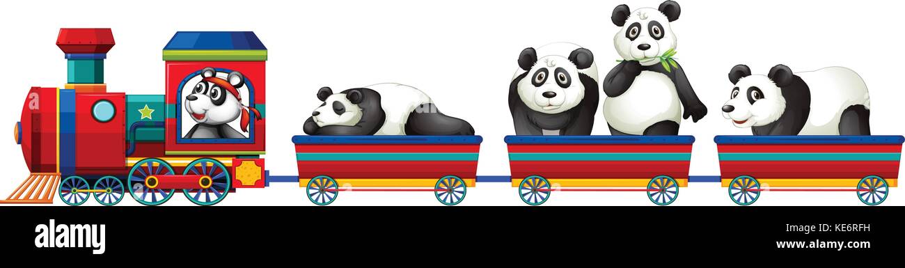 Zoo rail Stock Vector Images - Alamy